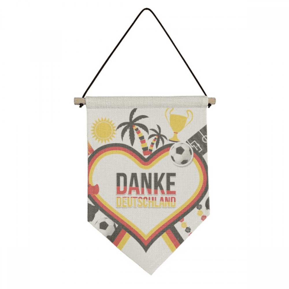 Germany Football Flag Culture Pattern Canvas Flag Hanging Wall Art ...