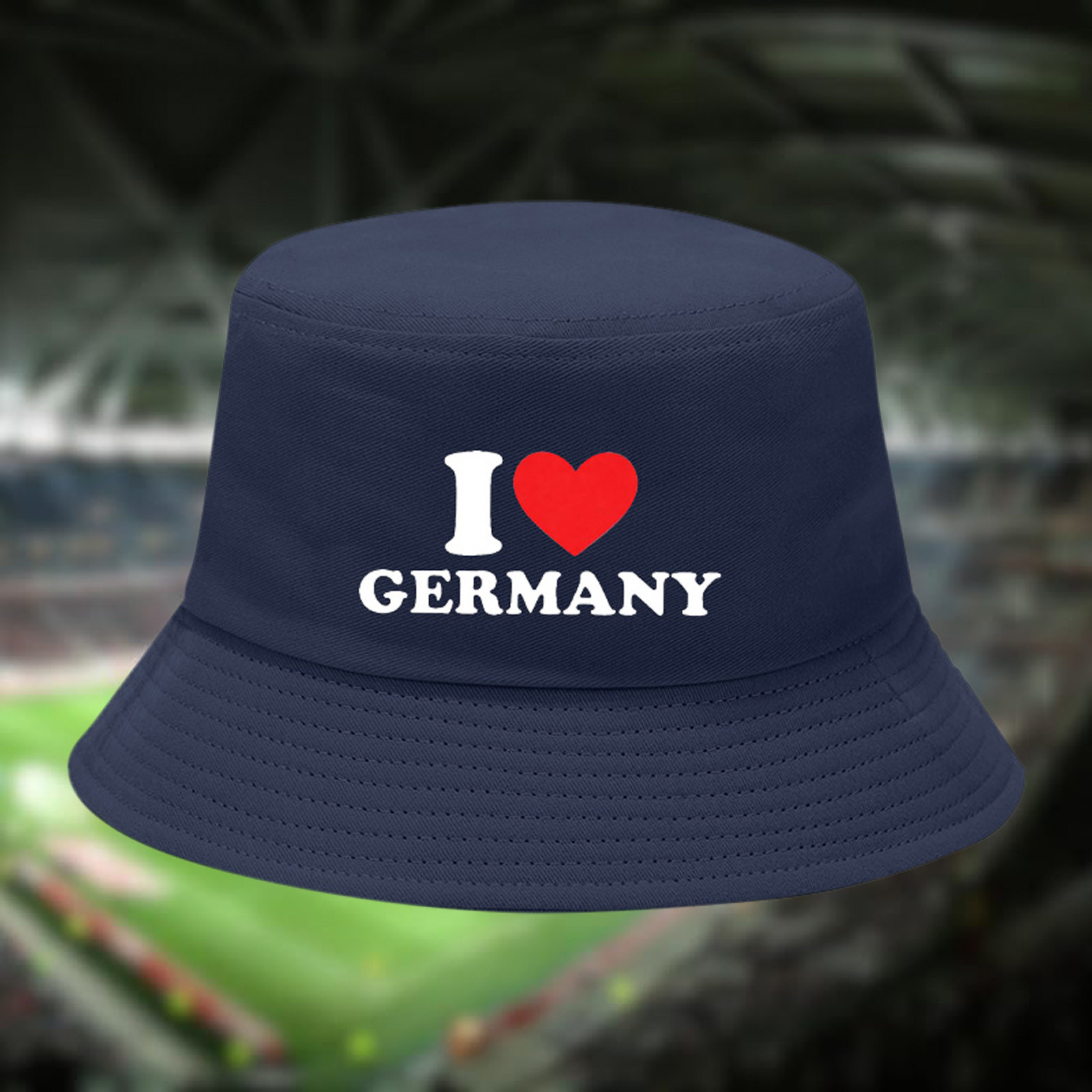 Germany Hat EM Football 2024 Herren Damen Anglerhut Fischerhut Bucket ...