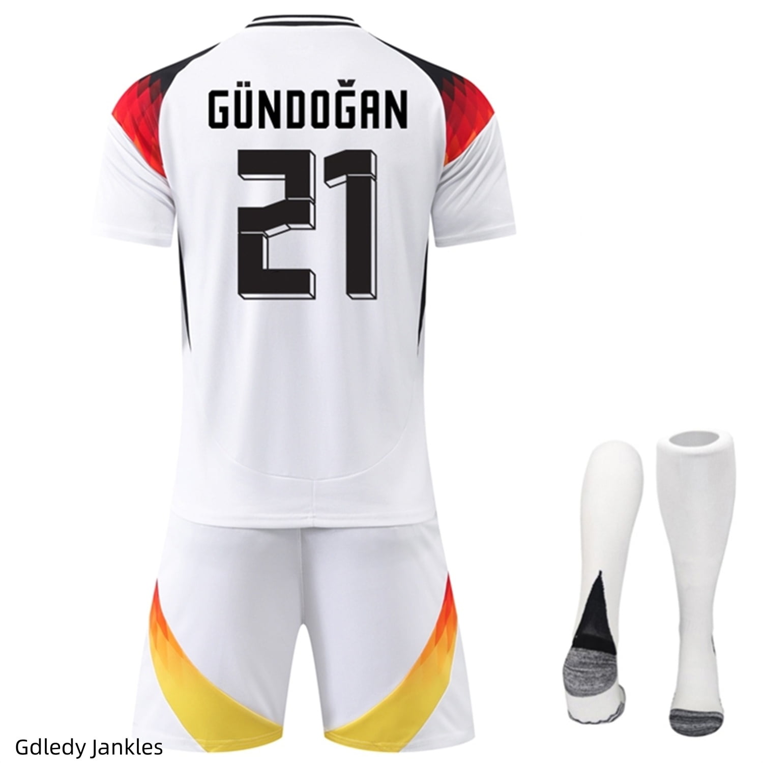 Germany Home UEFA Euro Cup 2024 #21 Gundogan Soccer Kit - Walmart.com