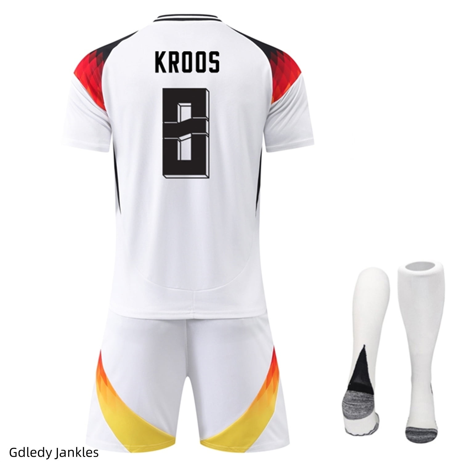 Germany Home UEFA Euro Cup 2024 #8 Kroos Soccer Kit - Walmart.com