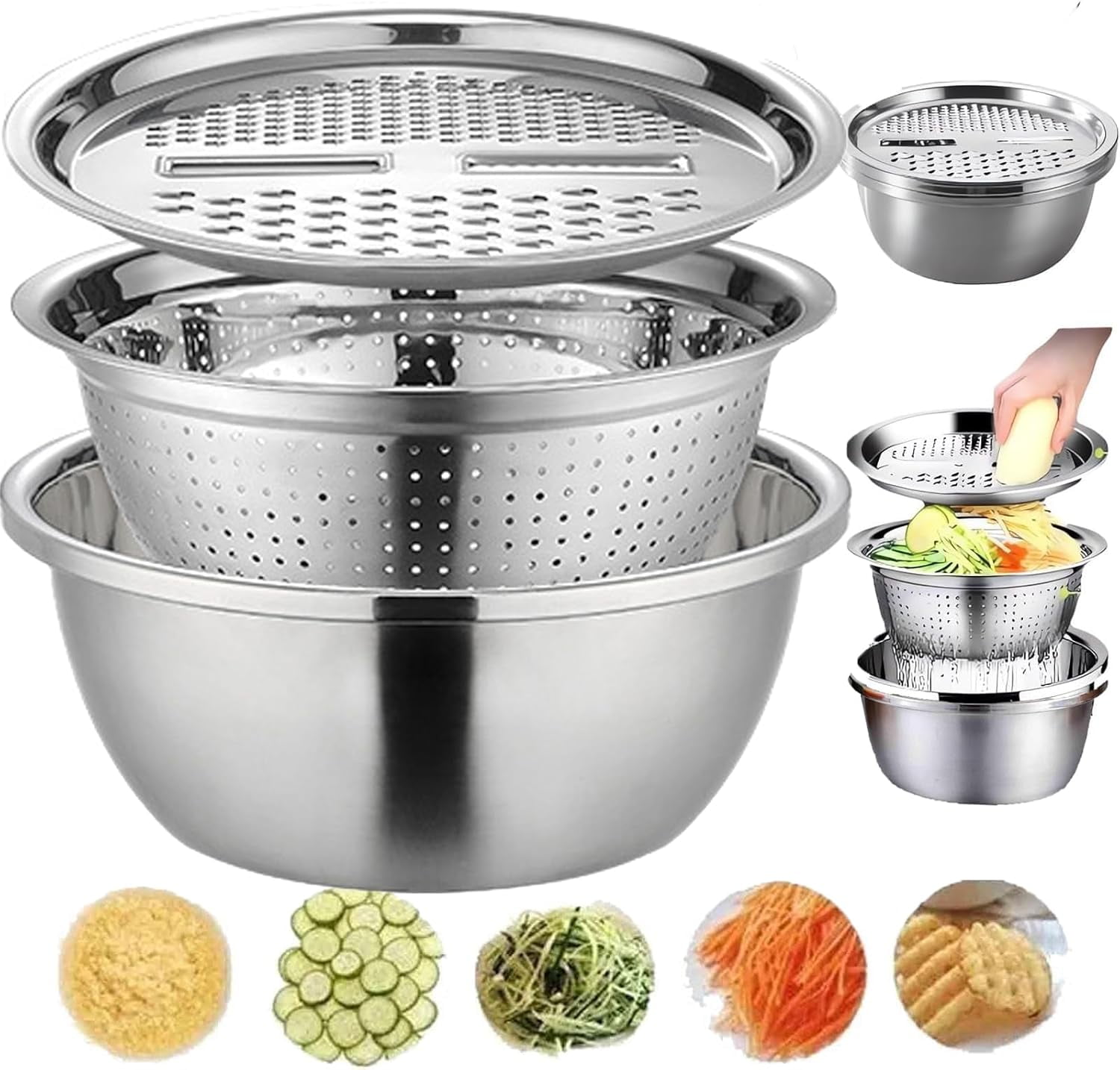 Germany Multifunctional Stainless Steel Basin, 3-in-1 Multifunctional ...