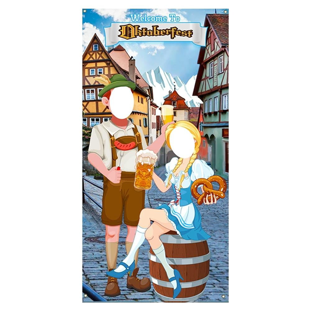 Germany Munich Beer Banner Party Fabric Background Banner Decoration ...