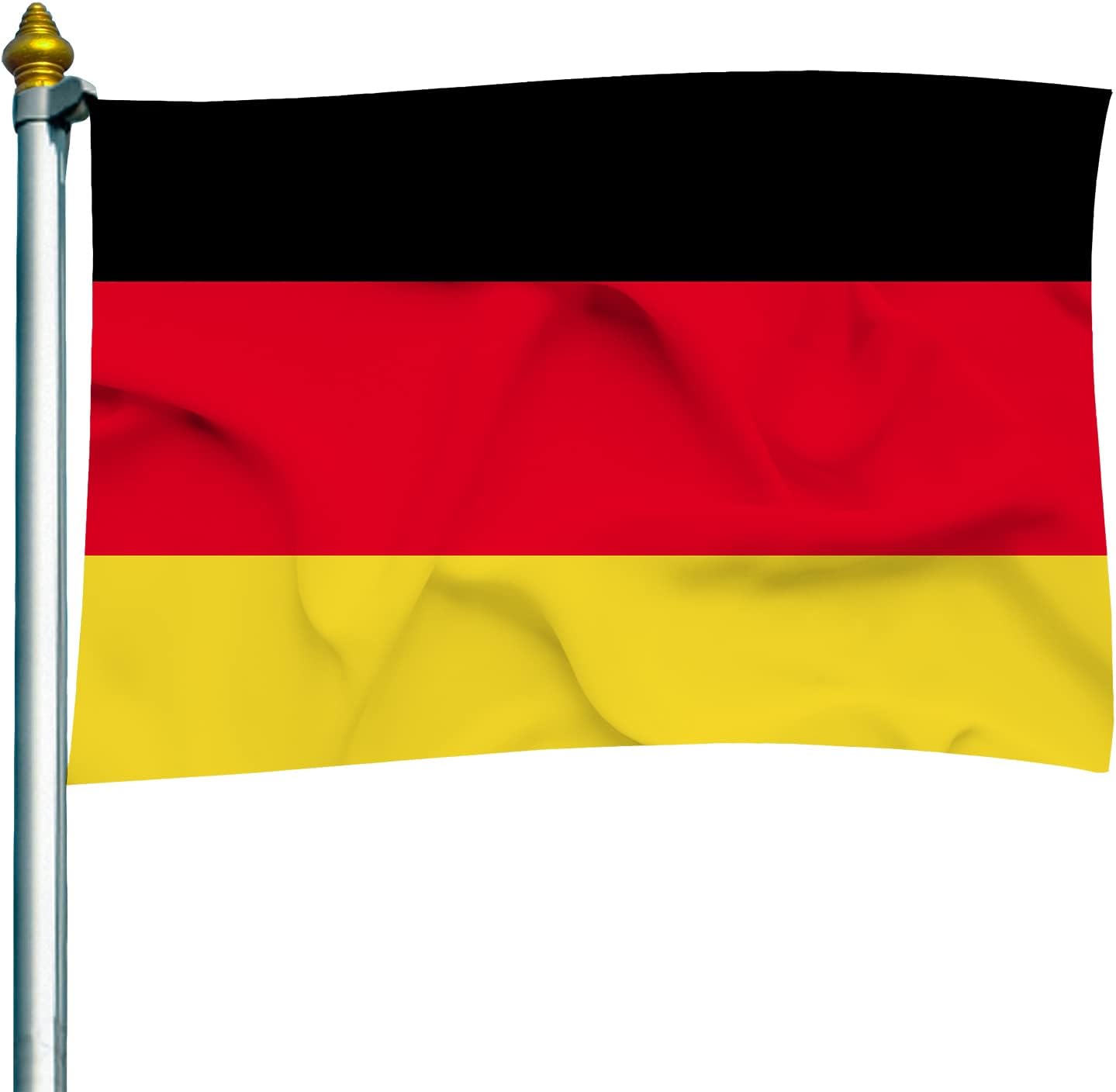 Germany National Flag, 3Ply Polyester Heavy Duty Double Sided Anti ...