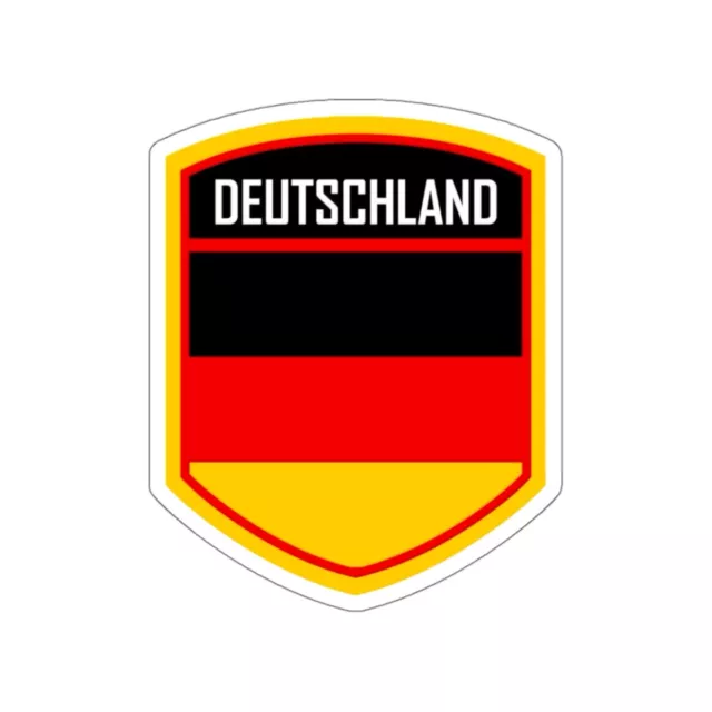 Germany National Flag Shield Country Sticker Vinyl Decal Logo Design ...
