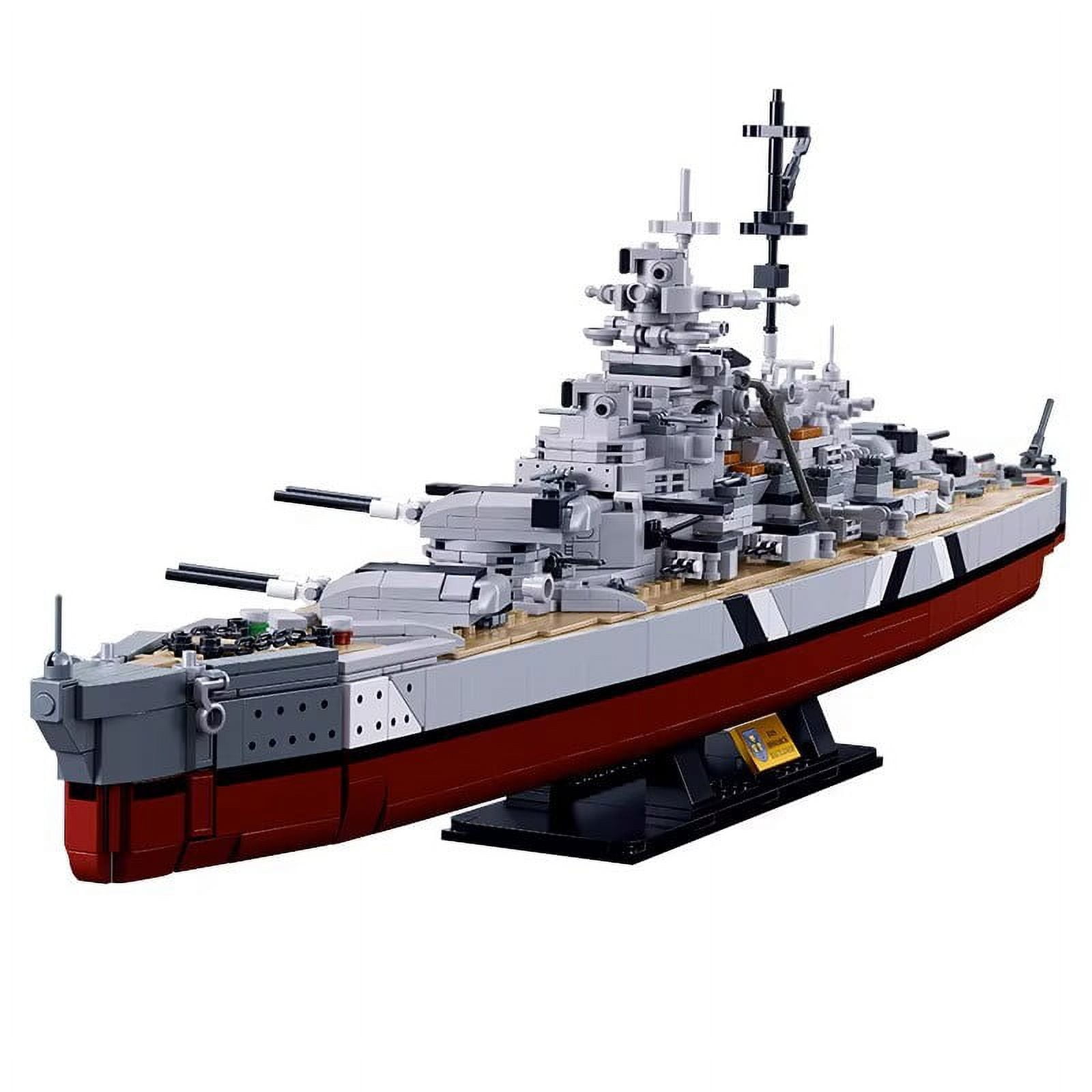 1849pcs Military Flagship Building Block Set, Germany Navy Frigate ...