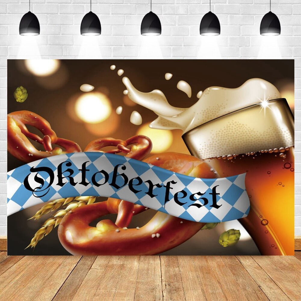 Germany Oktoberfest Photography Backdrop Beer Party Wheat Carnival ...