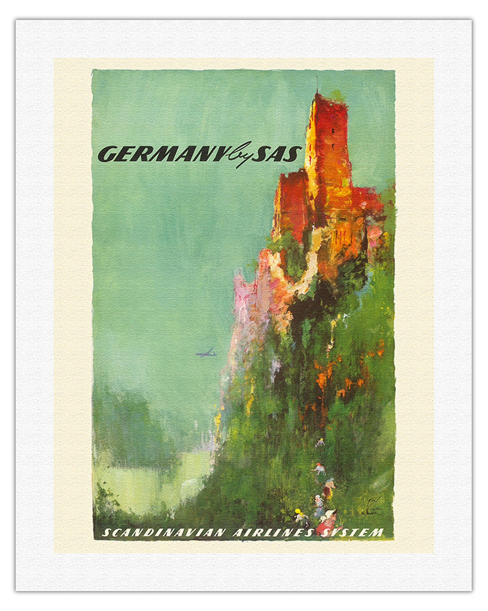 Germany - Rhine River Valley Castle - SAS Scandinavian Airlines System ...