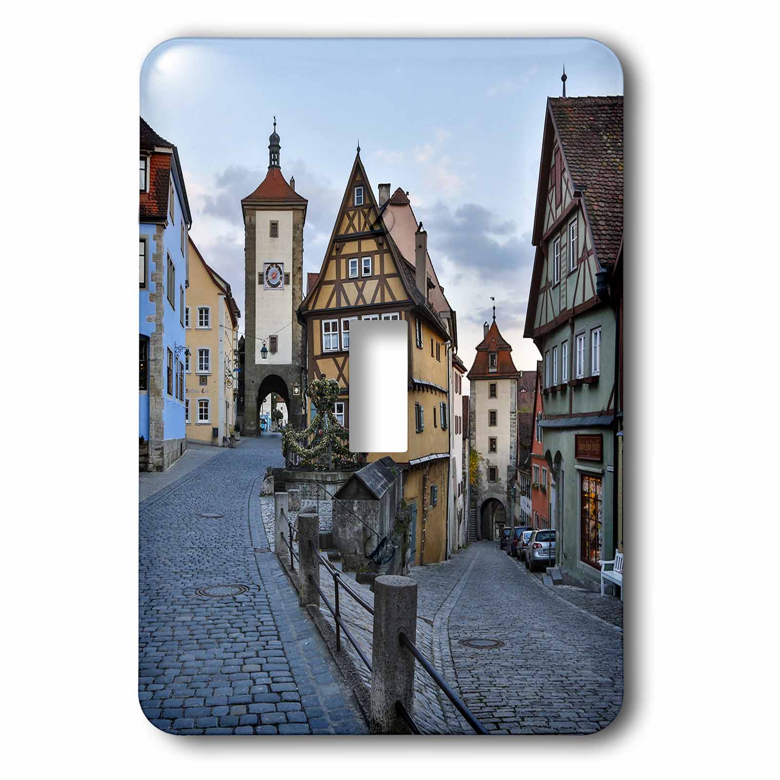 3dRose, Germany, Rothenburg ob der Tauber, Ploenlein Triangular Place ...