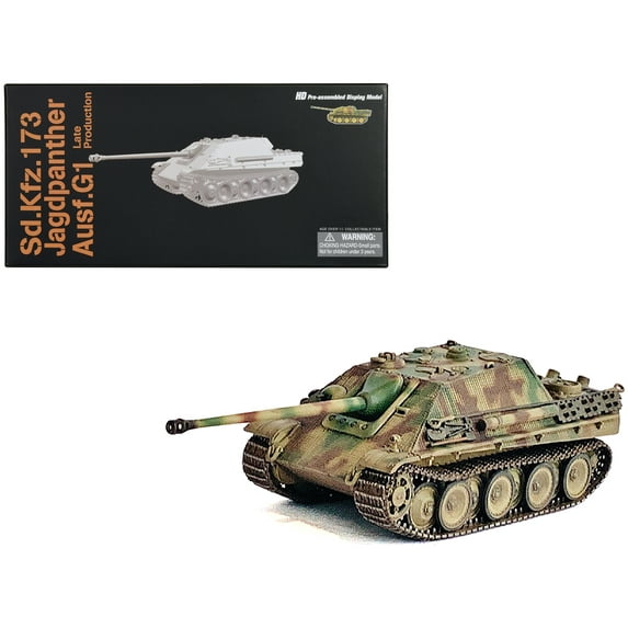 Germany Sd.Kfz.173 Jagdpanther Ausf.G1 Late Production Tank "sPz.Jg.Abt.654 France" (1944) "NEO ...