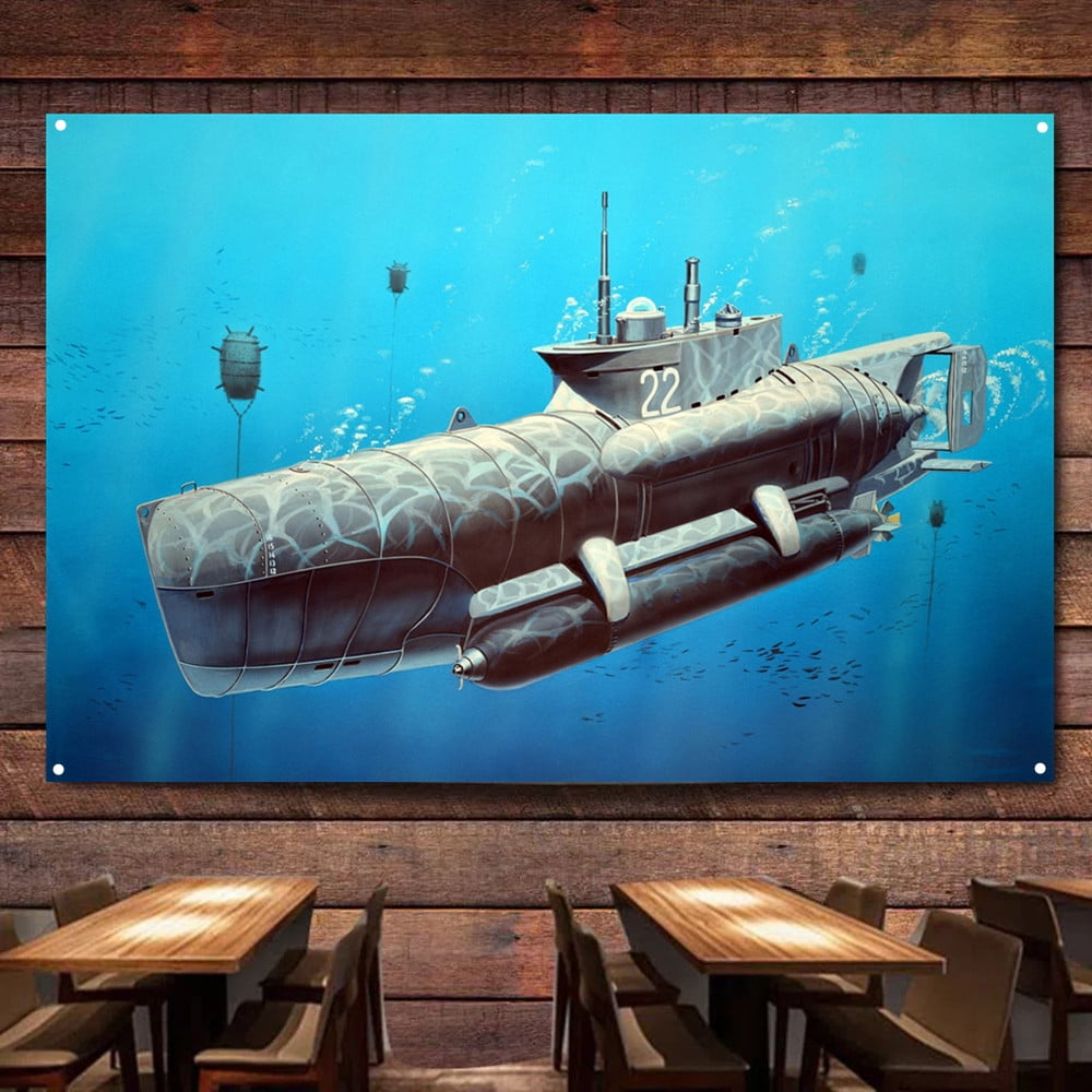 Germany U-Boot Type XXVIIB Seehund Submarine Posters & Prints Tapestry ...