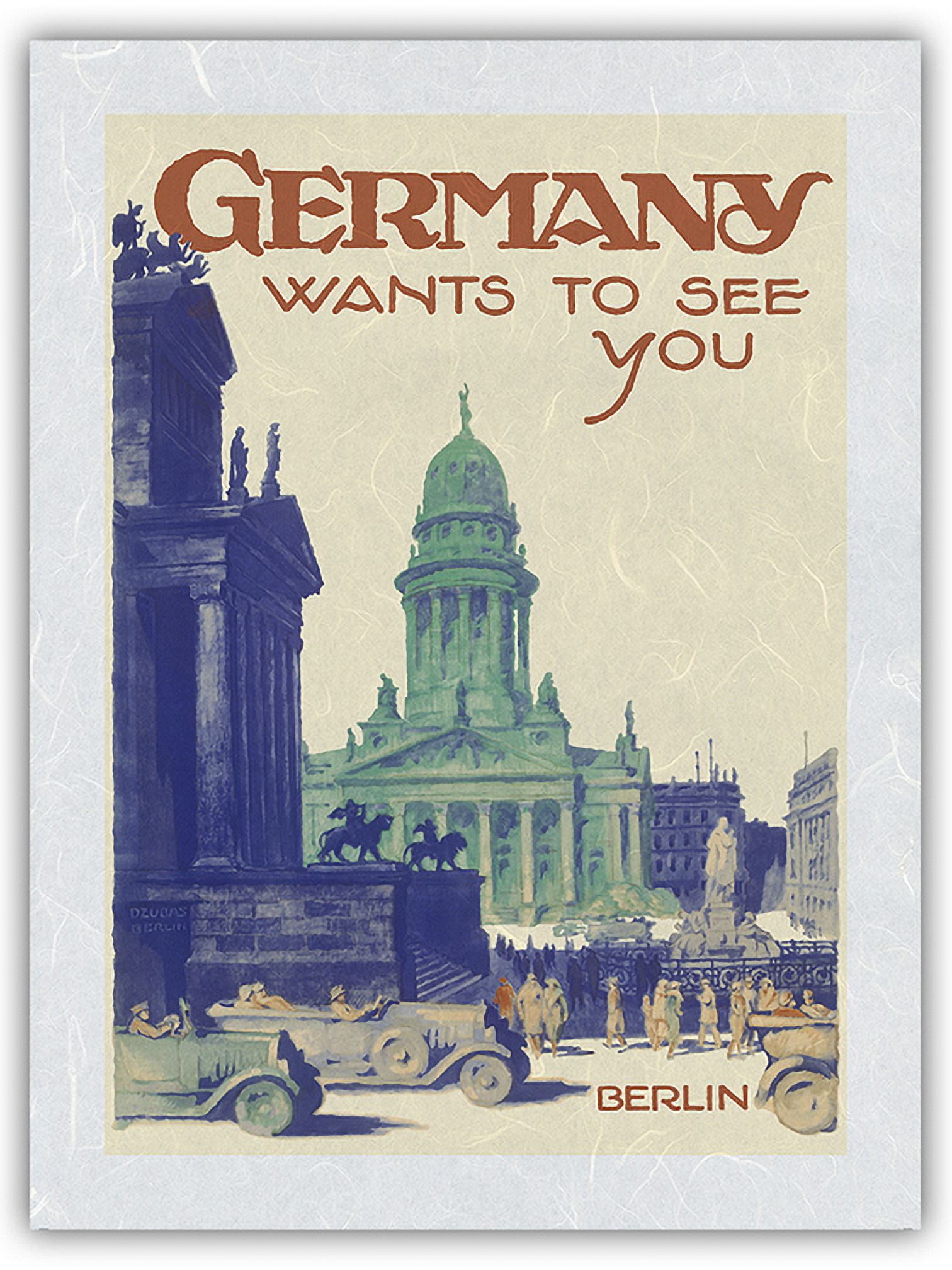 Germany Wants to See You - Berlin - German Railroads - Vintage Railroad ...
