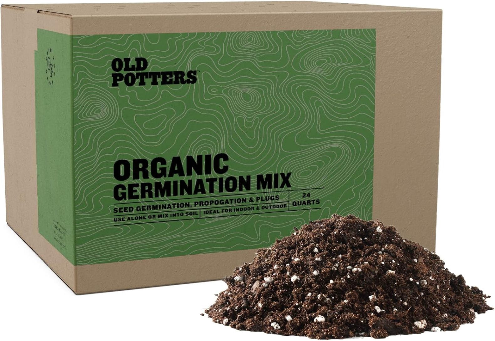 Germination Mix with Peat Moss, Fine Perlite & Vermiculite - Perfect ...