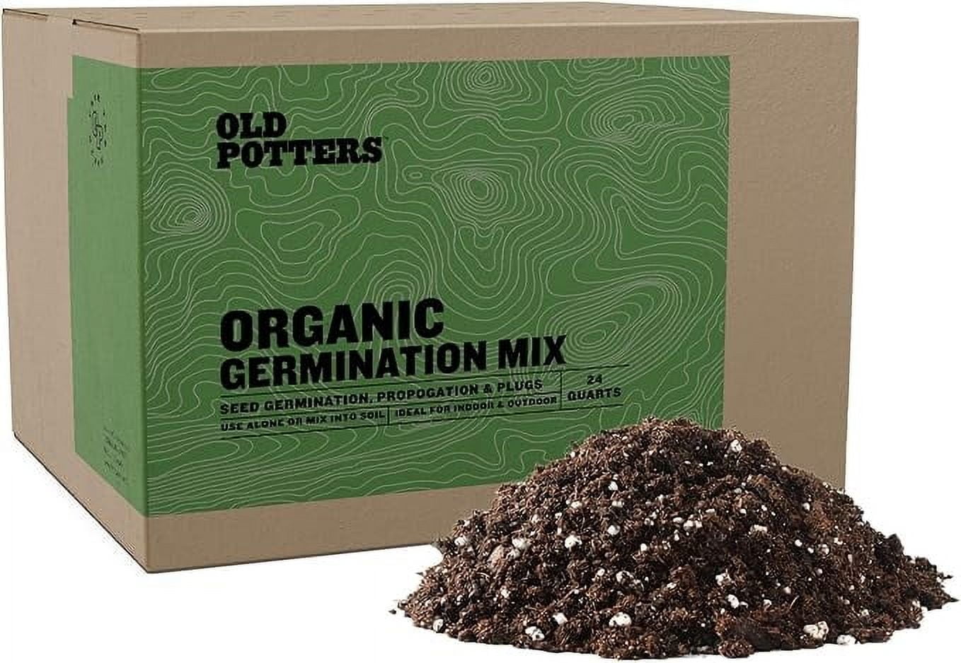 Germination Mix with Peat Moss, Fine Perlite & Vermiculite - Perfect ...