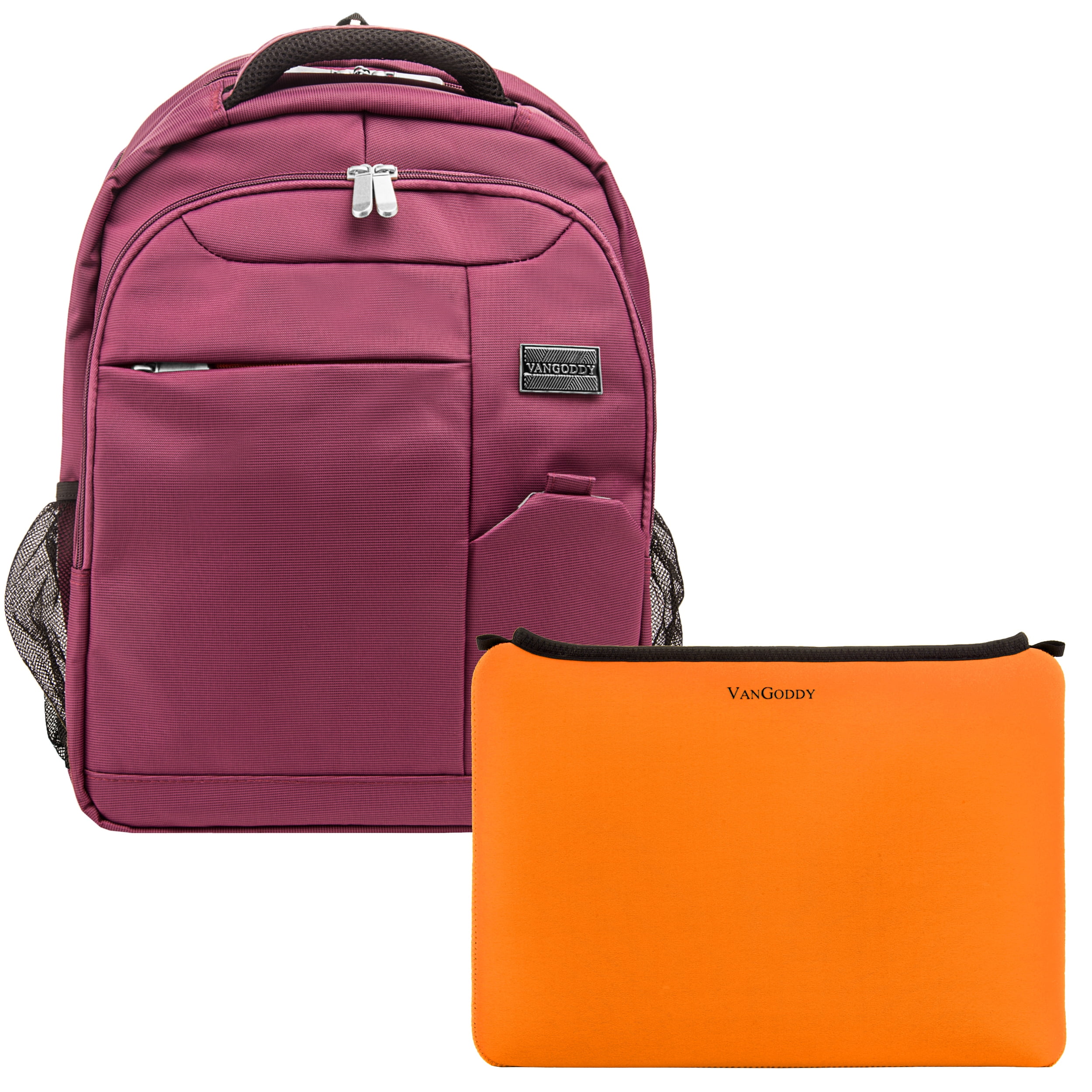 Germini Series Multi-Compartment Nylon Backpack With Padded Straps ...