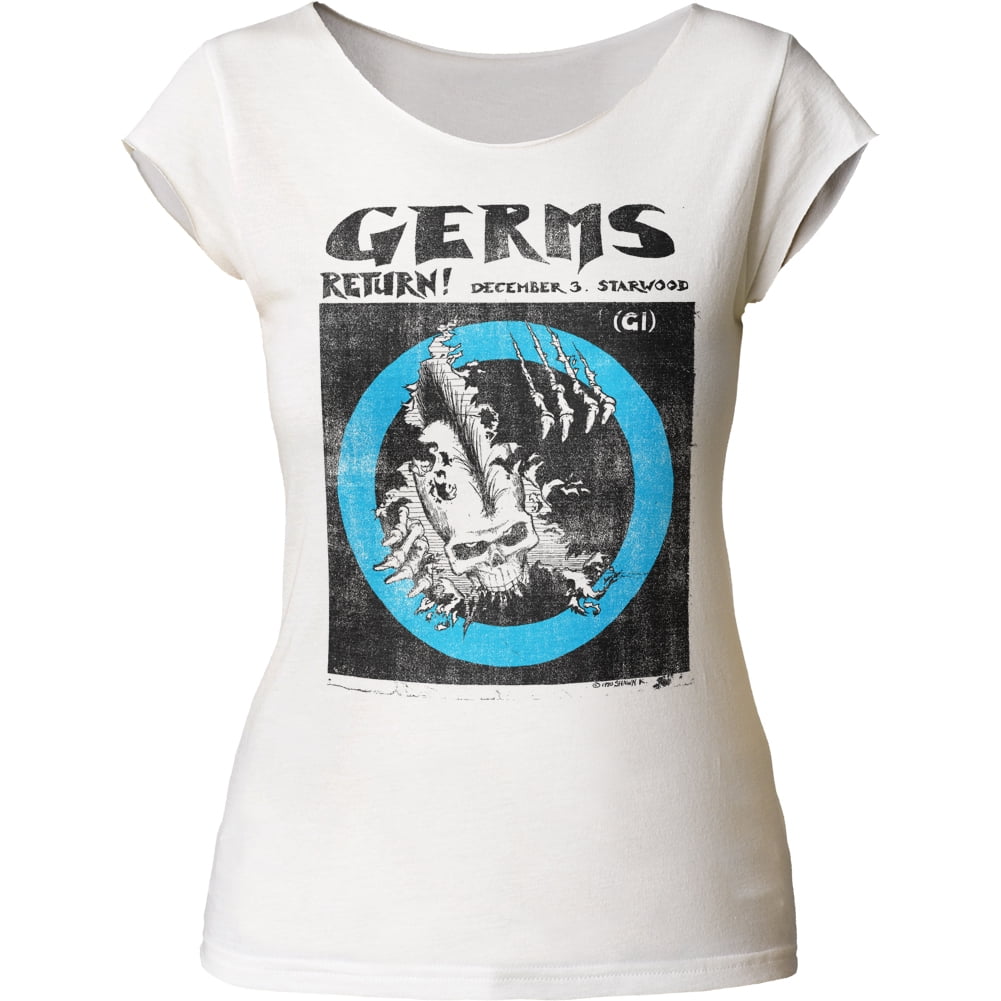 Germs Hardcore Punk Rock Band Music Group Return! Juniors Cut T-Shirt ...