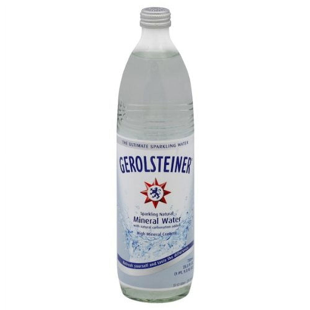 Gerolsteiner Natural Sparkling Mineral Water, 25.3oz - Pack of 15 - Walmart.com