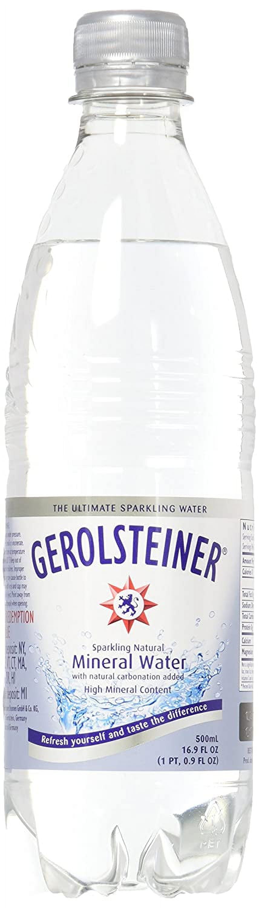 Gerolsteiner Sparkling Mineral Water 6 Pack 101.4 fl oz (Pack of 4) - Walmart.com