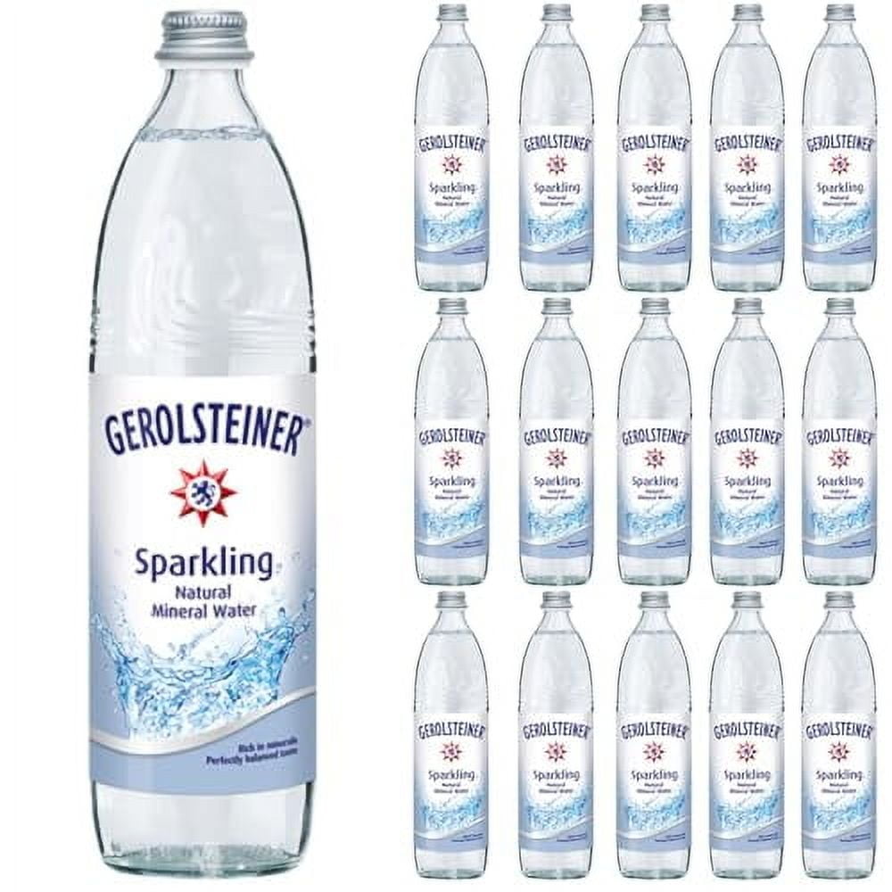 Gerolsteiner Sparkling Mineral Water High in Magnesium, Perfect for Spritzers and Mocktails, 25. ...