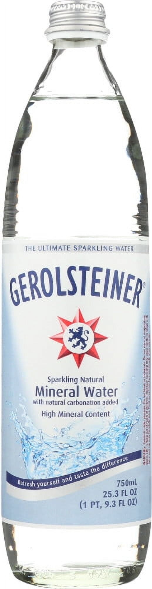 Gerolsteiner Healthy Sparkling Mineral Water in Glass Bottles - Walmart.com