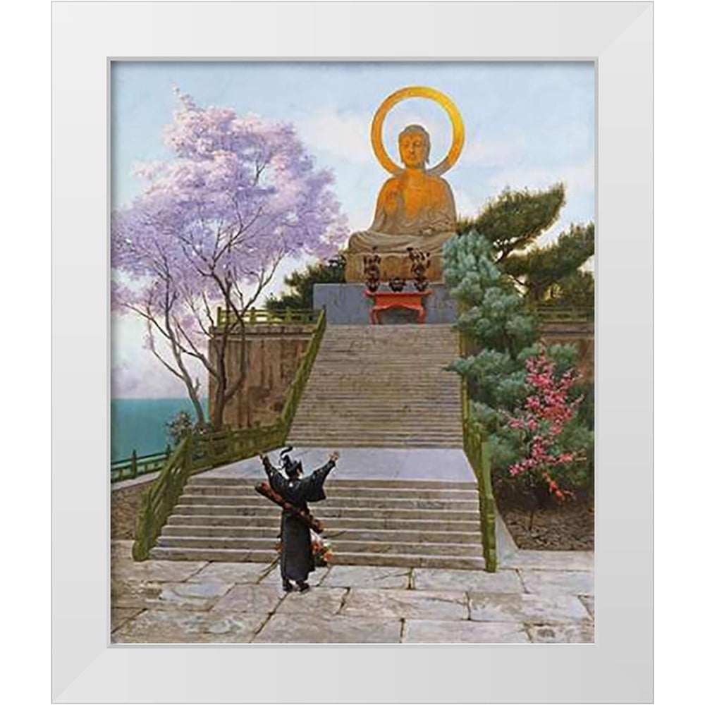 Gerome, Jean Leon 20x23 White Modern Wood Framed Museum Art Print ...