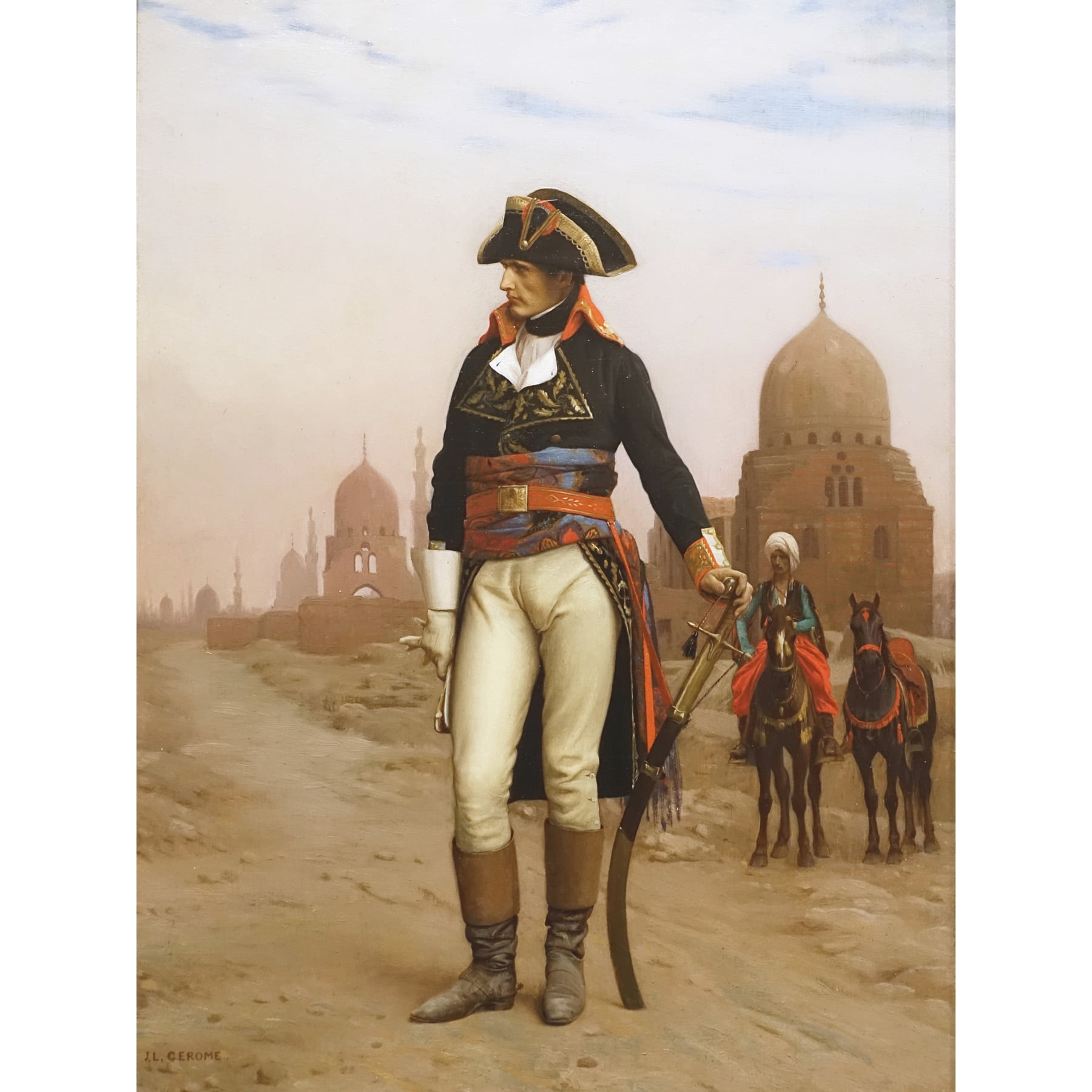 Gerome Napoleon Bonaparte In Egypt Painting Extra Large Art Print Wall ...