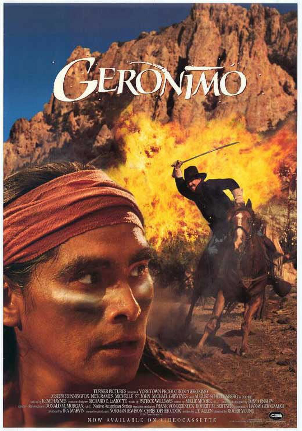 Geronimo: An American Legend - movie POSTER (Style B) (27" x 40") (1993 ...