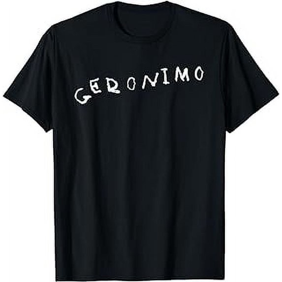 Geronimo Signature Native American Warrior History Vintage T-Shirt ...