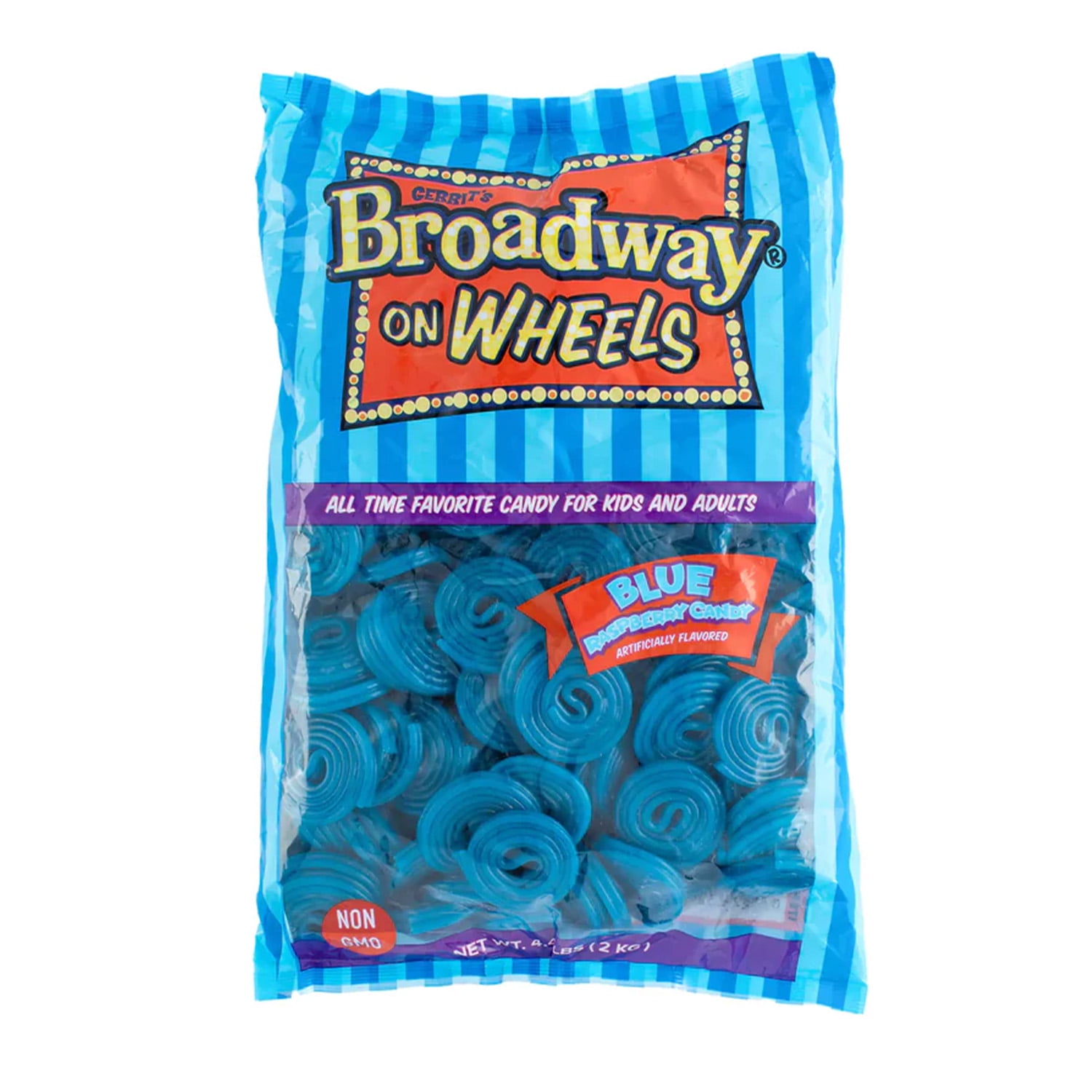 Gerrit Broadway Licorice Wheels Blue Raspberry 4.4lb Bag - Walmart.com