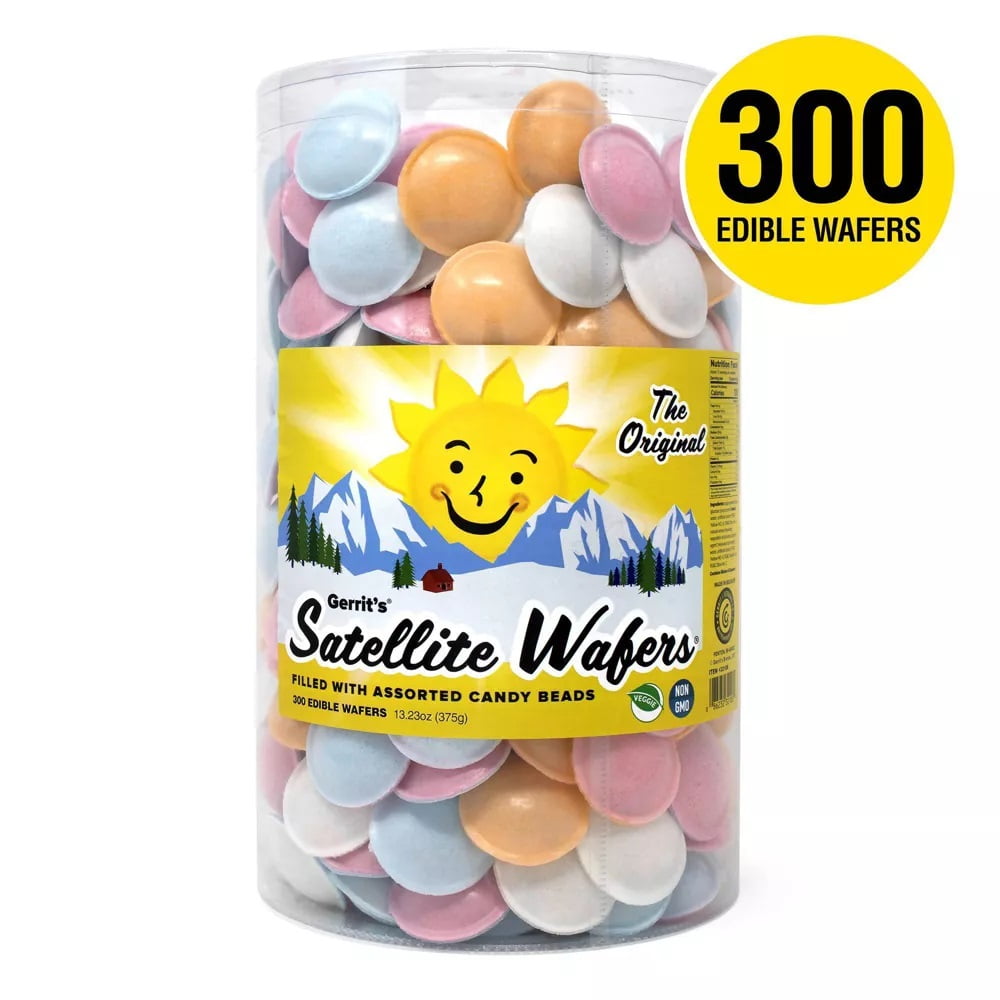Gerrit's Satellite Wafers Candy, 300 Pack, Flying Saucer Wafers with ...