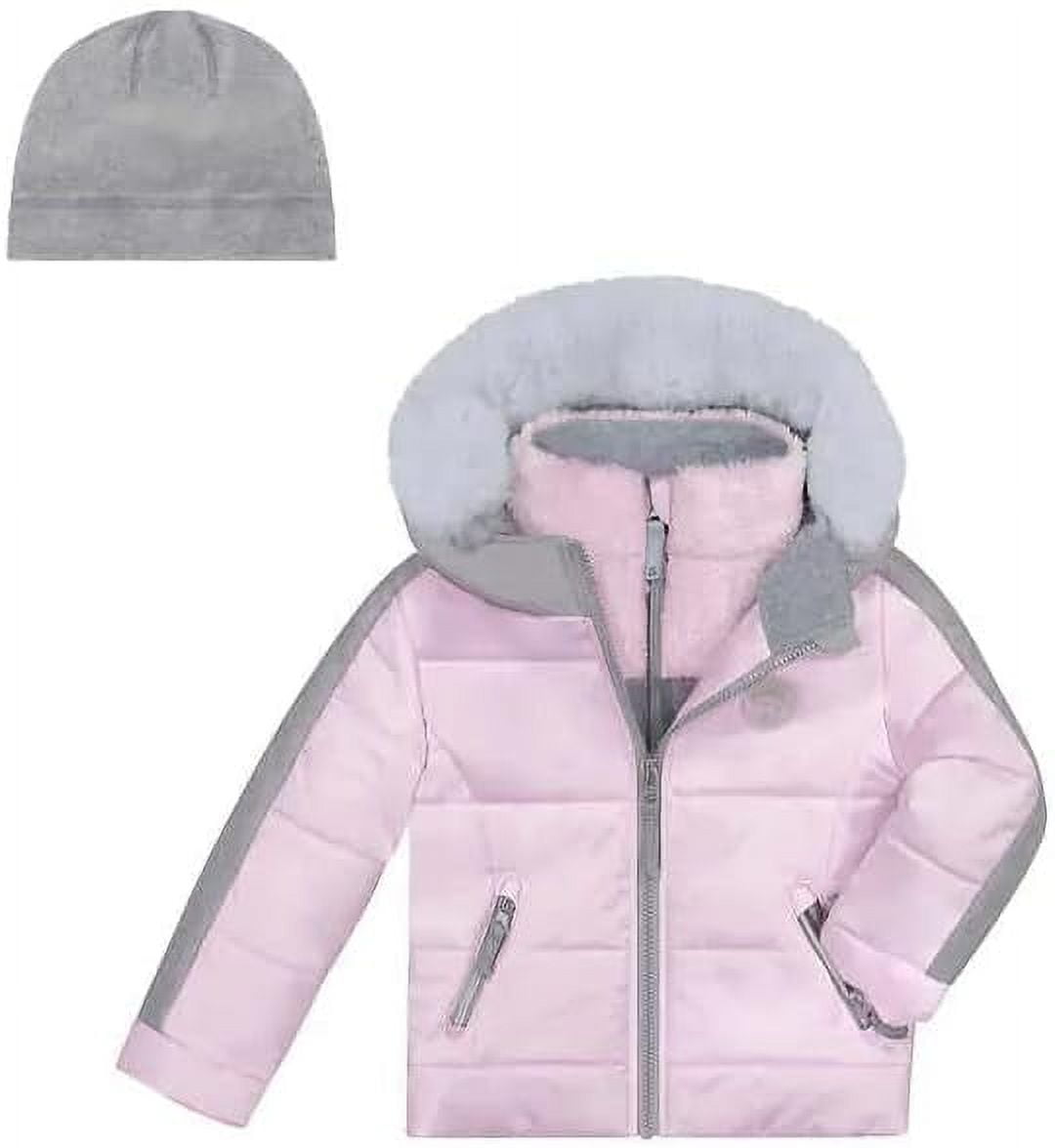 Gerry Girls Puffer Jacket 3 in 1 Youth Size 2T Pink w/ Inner Knit ...