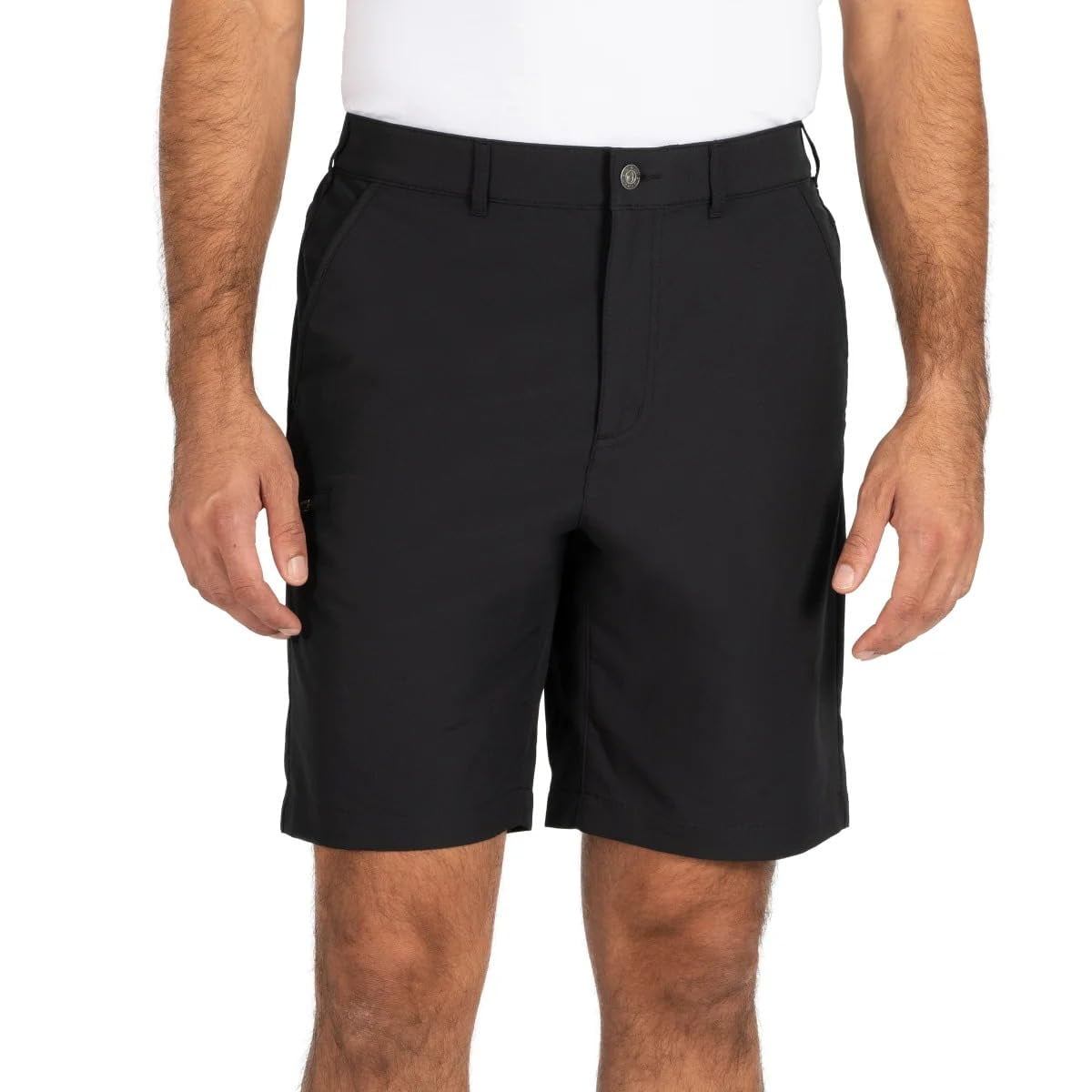 Gerry Men s Elastic Waistband UPF 30+ Tech Short (Black, 38) - Walmart.com