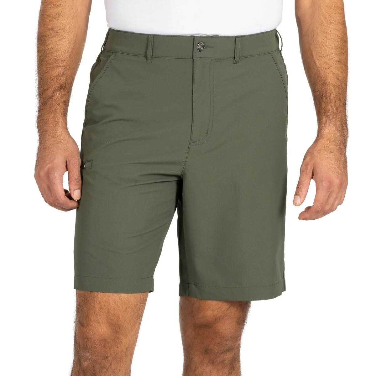 Gerry Mens Elastic Waistband UPF 30+ Tech Short (Green, 34) - Walmart.com