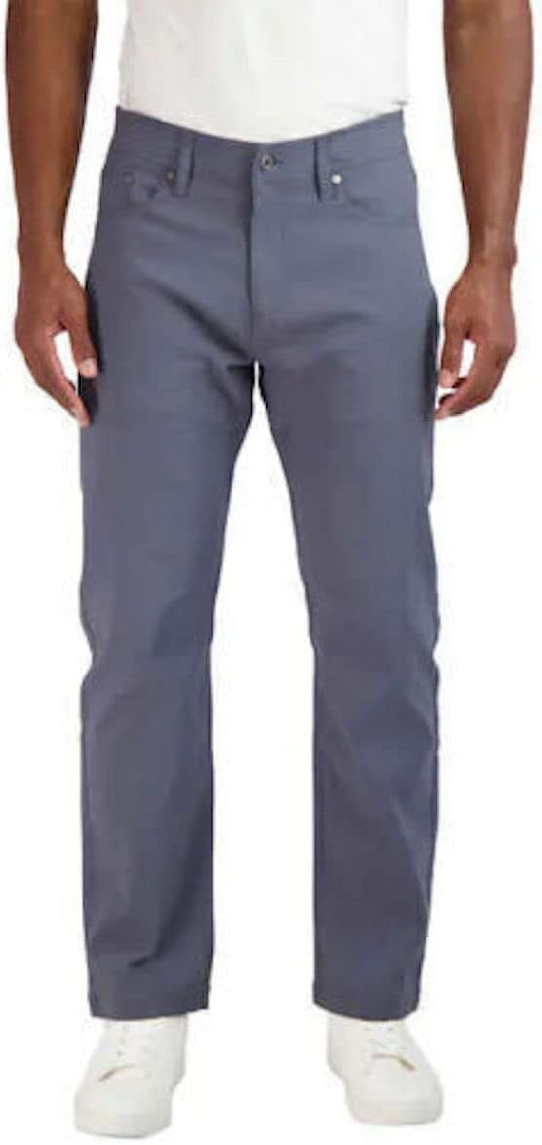 Gerry Men's Relaxed Fit Comfort Stretch Venture Commuter Pant (Blue ...