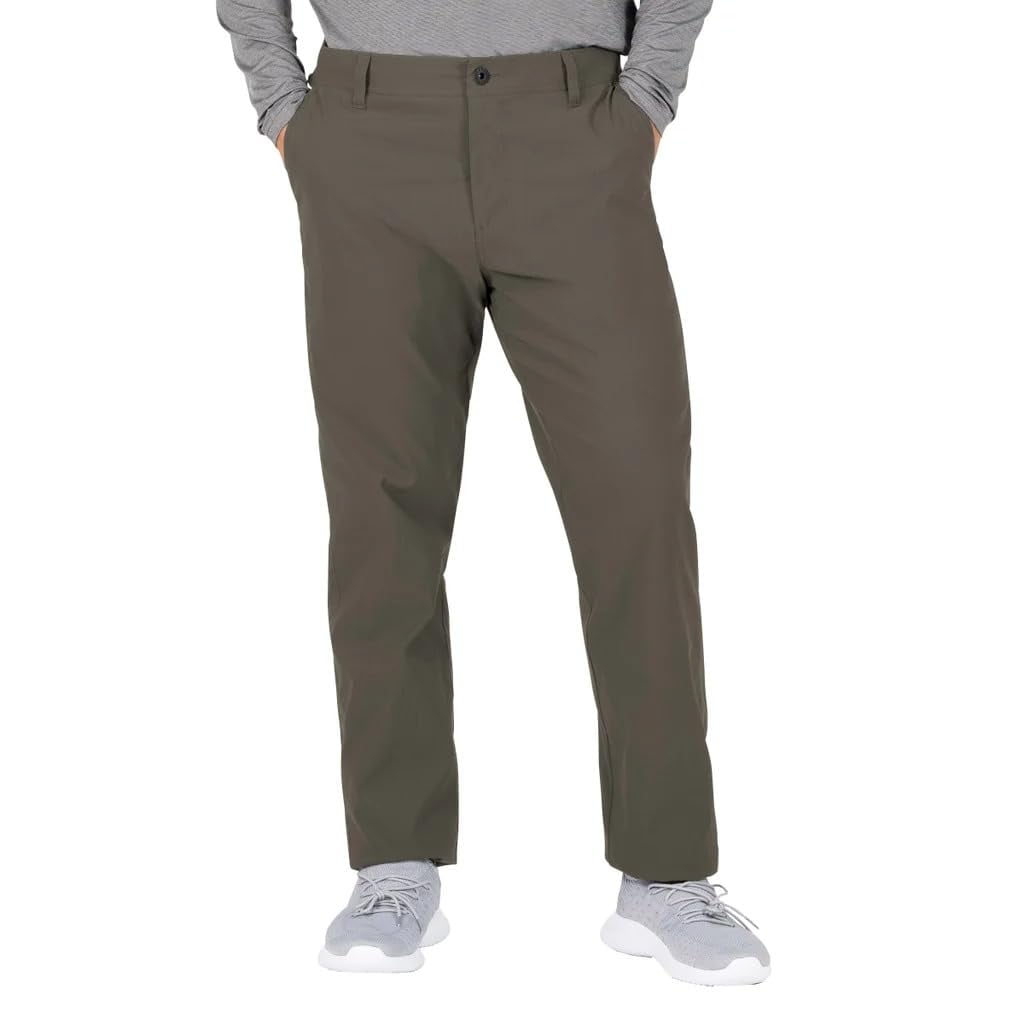 Gerry Men's Water Resistant Fleece Lined Stretch Pants with Zip Pockets ...