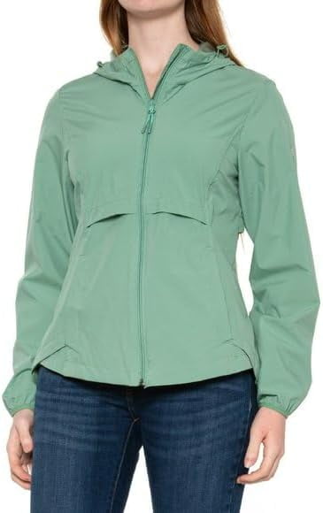 Gerry Women's Packable Rain Jacket Small Green - Walmart.com