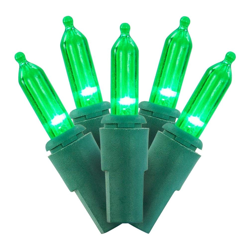 Vendor 2229970 60 Ct UL Green Indoor/Outdoor Christmas 4.75InL x 6 ...