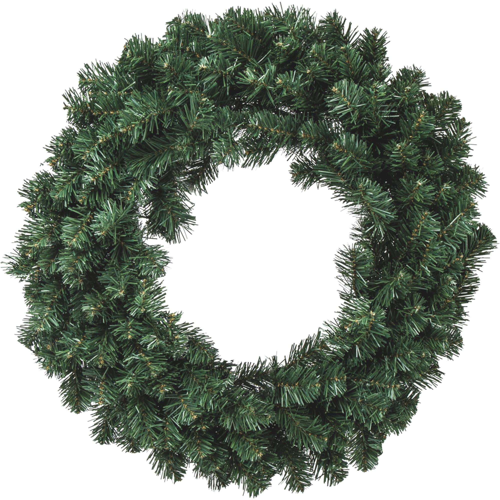 Gerson 24 In. 50-Bulb Color Changing LED Balsam Pine Prelit Wreath 1427790DIB-CC - Walmart.com