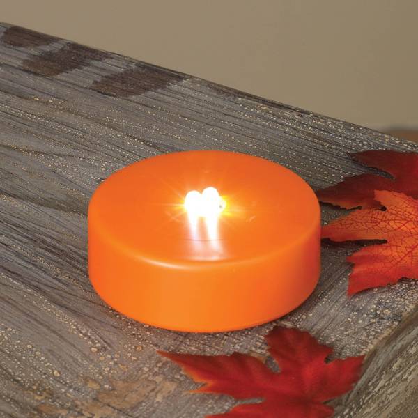 Gerson 3\\" Round Orange Plastic Strobe Light - Walmart.com