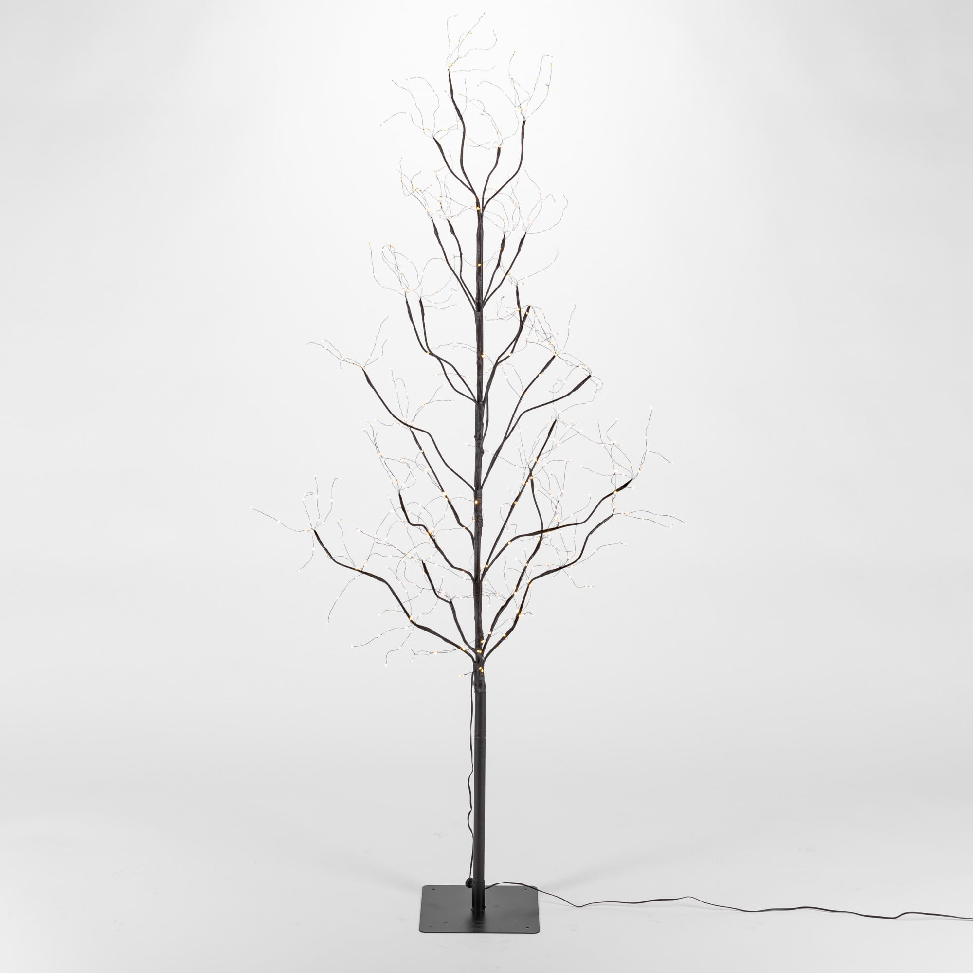 The Gerson Company 5 Foot Tall Brown Glowing Lighted Tree, Micro LEDs ...