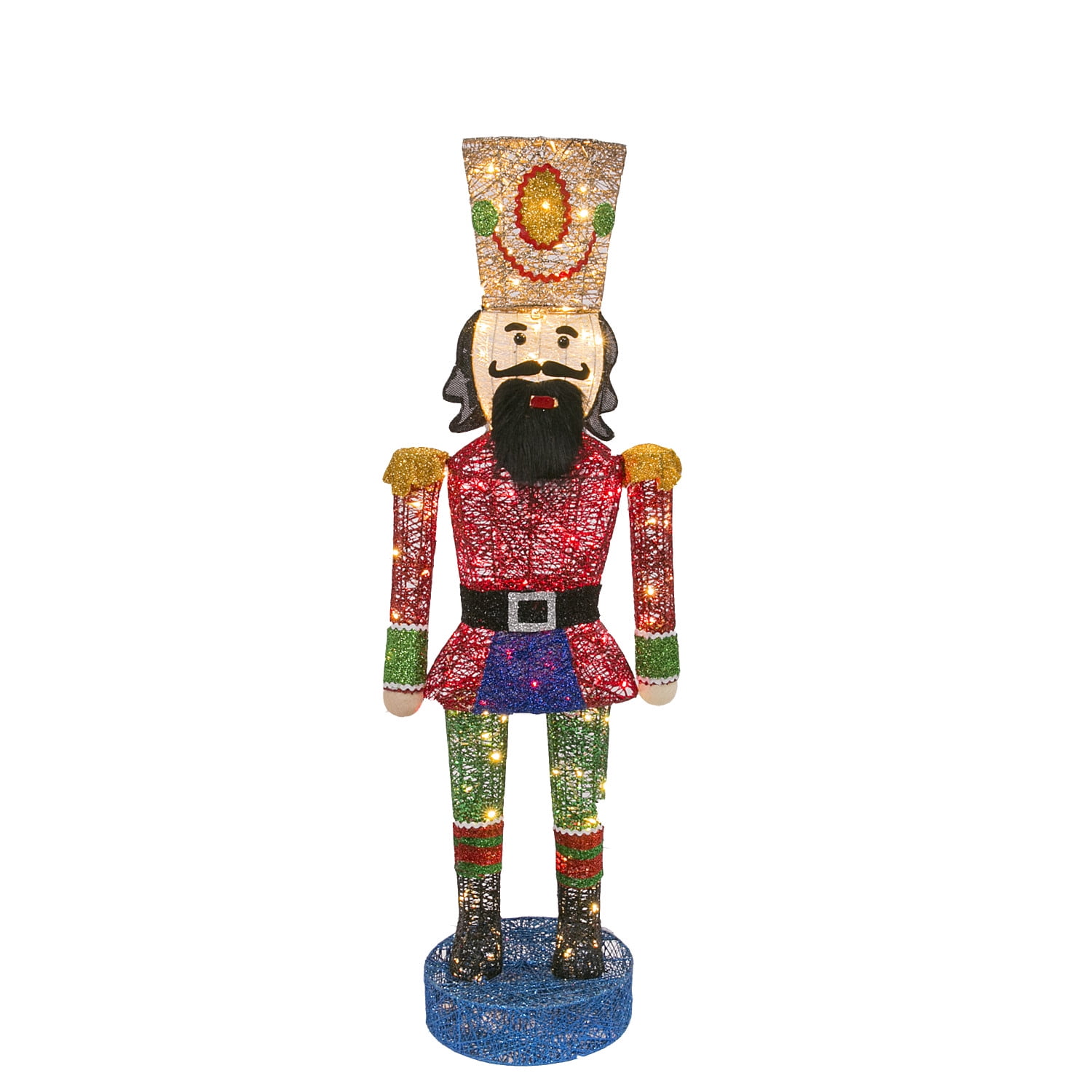 Gerson 58" High Electric Indoor Outdoor Nutcracker Holiday Décor ...