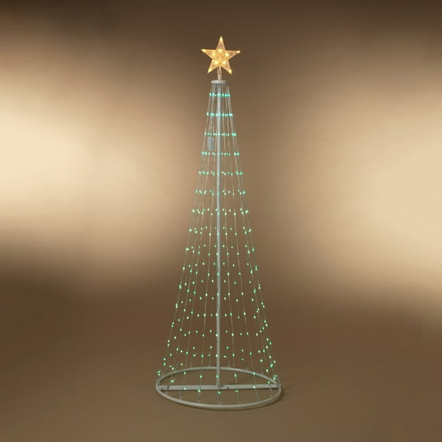 Gerson 6 Foot High Electric Steel Frame Tree with 257 Color Changing ...