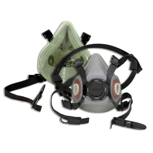 Gerson 9200 Signature Select Series Half Mask Respirator, Medium, TPE ...