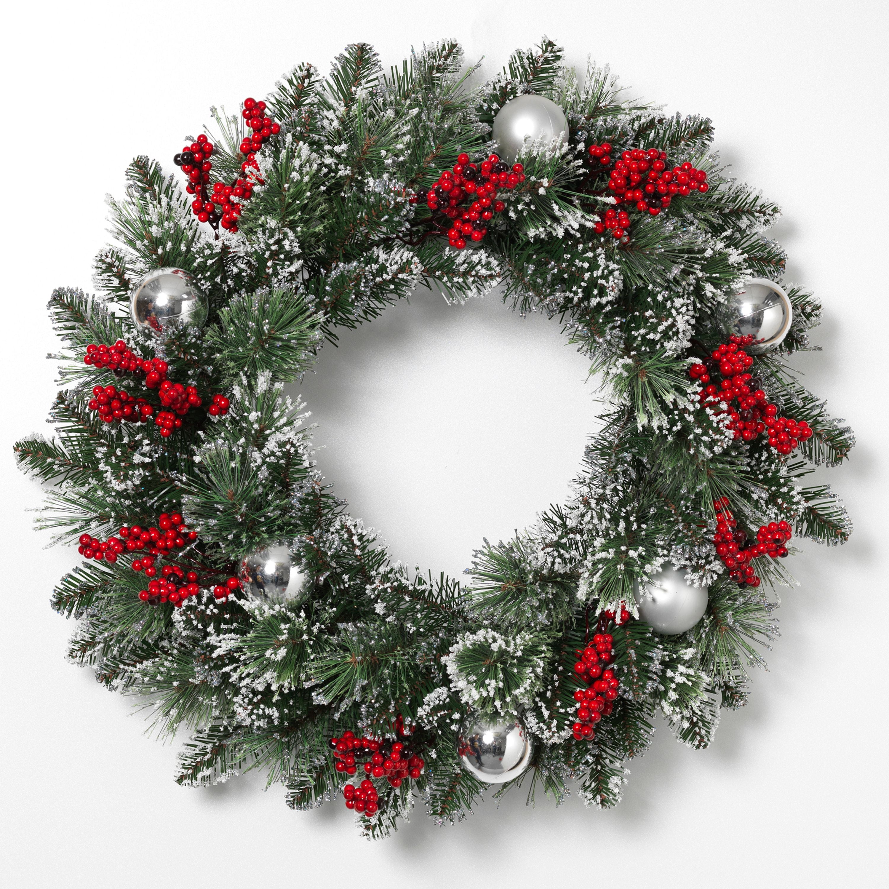 Gerson International PVC Wreath, (Assorted Colors) - Walmart.com