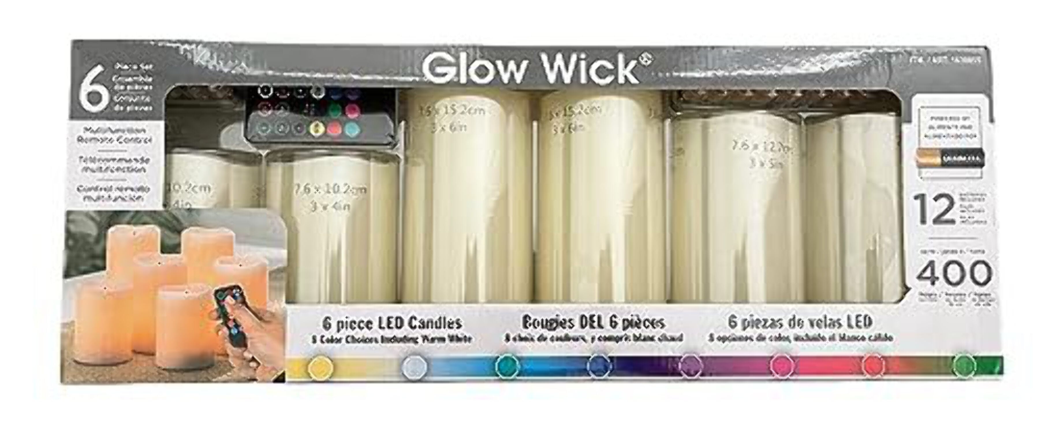 Gerson LED Candle 6PK with Batteries - Walmart.com