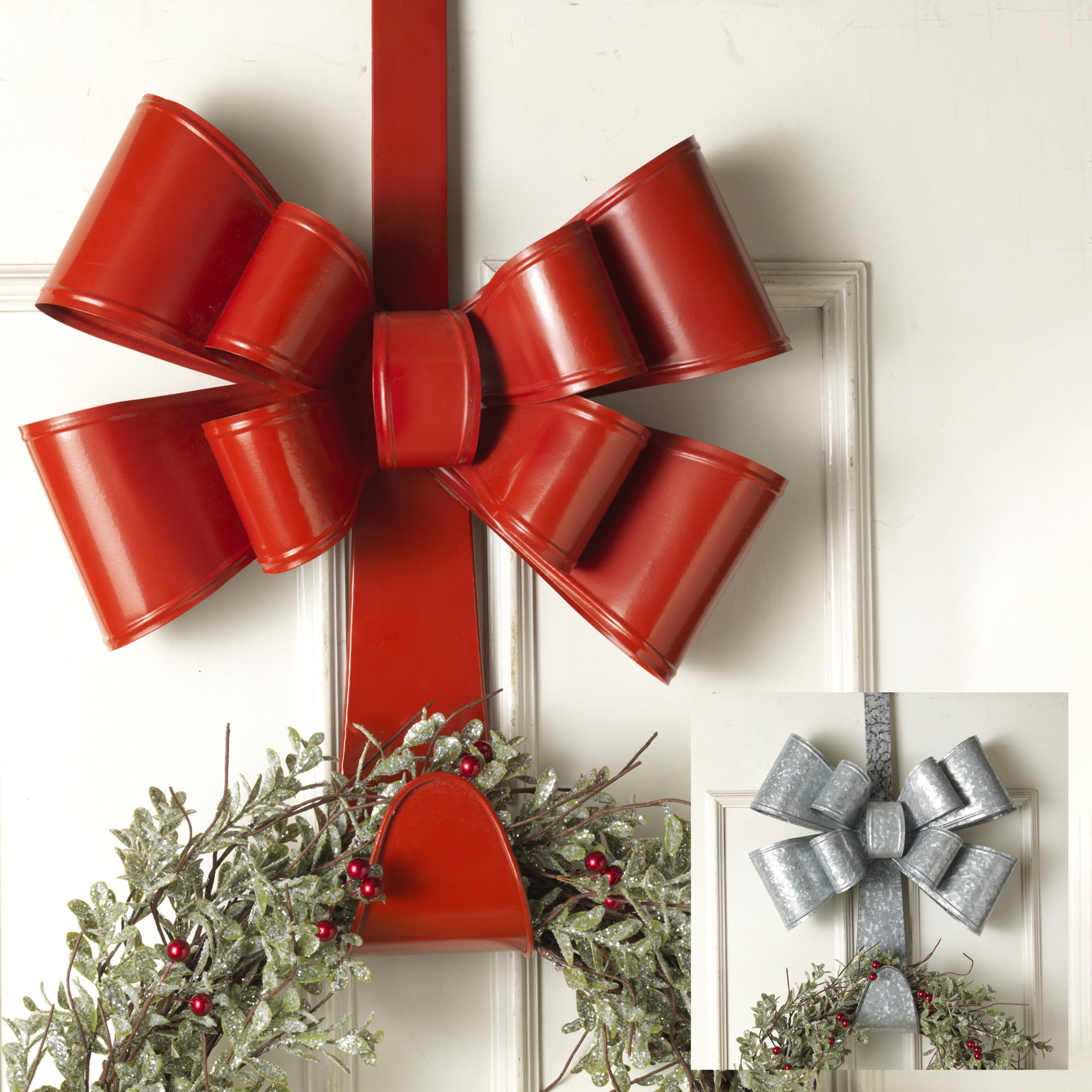 Gerson Red Christmas Bow Indoor Christmas Decor 21.2 in. - Walmart.com