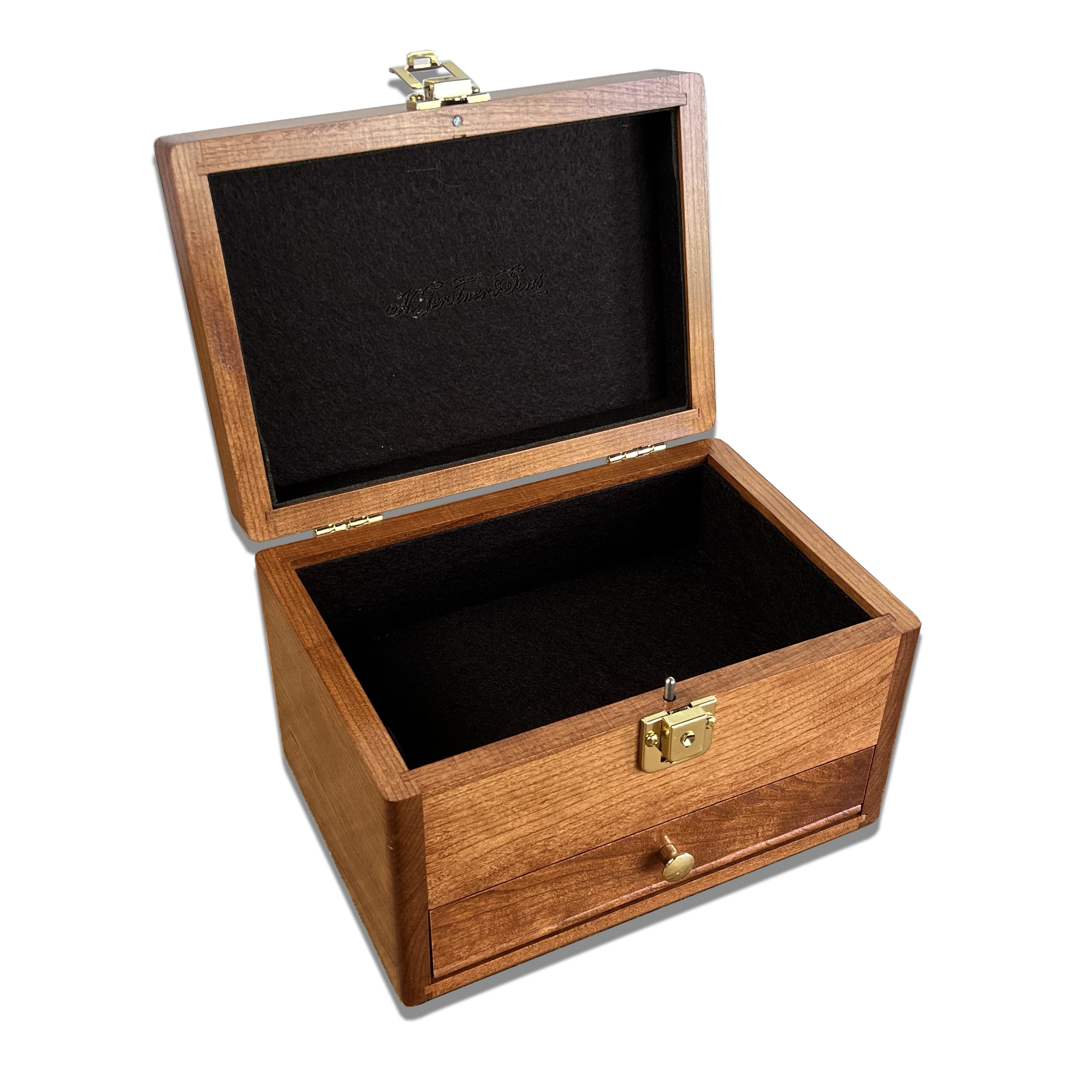 Gerstner J1001-AC - American Cherry Just Right Wood Box - Walmart.com