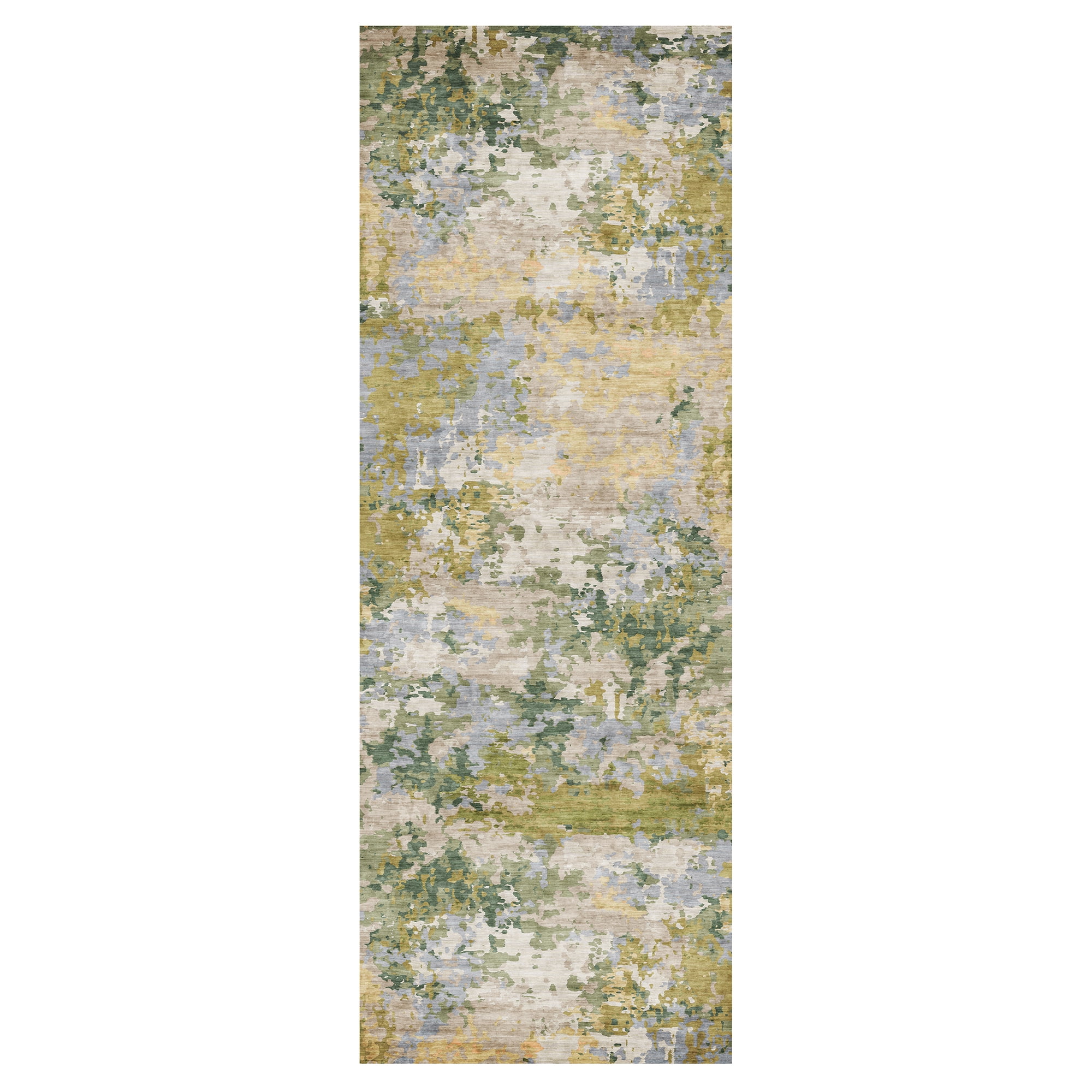 Crystal Print Kaori Modern Abstract Green Area Rug, 2x6 - Walmart.com