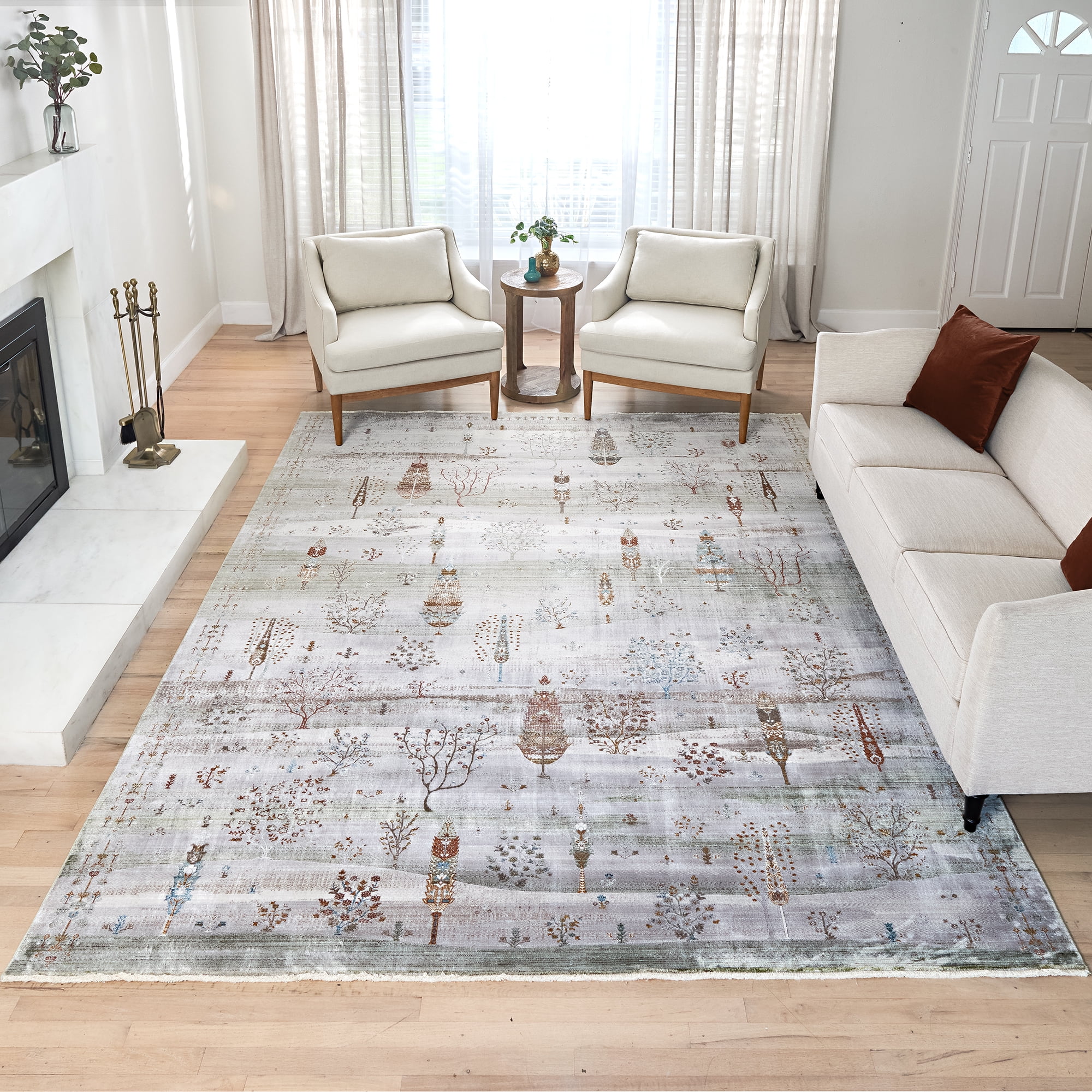 Gertmenian Florance Novara Traditional Oriental Beige Indoor Area Rug ...