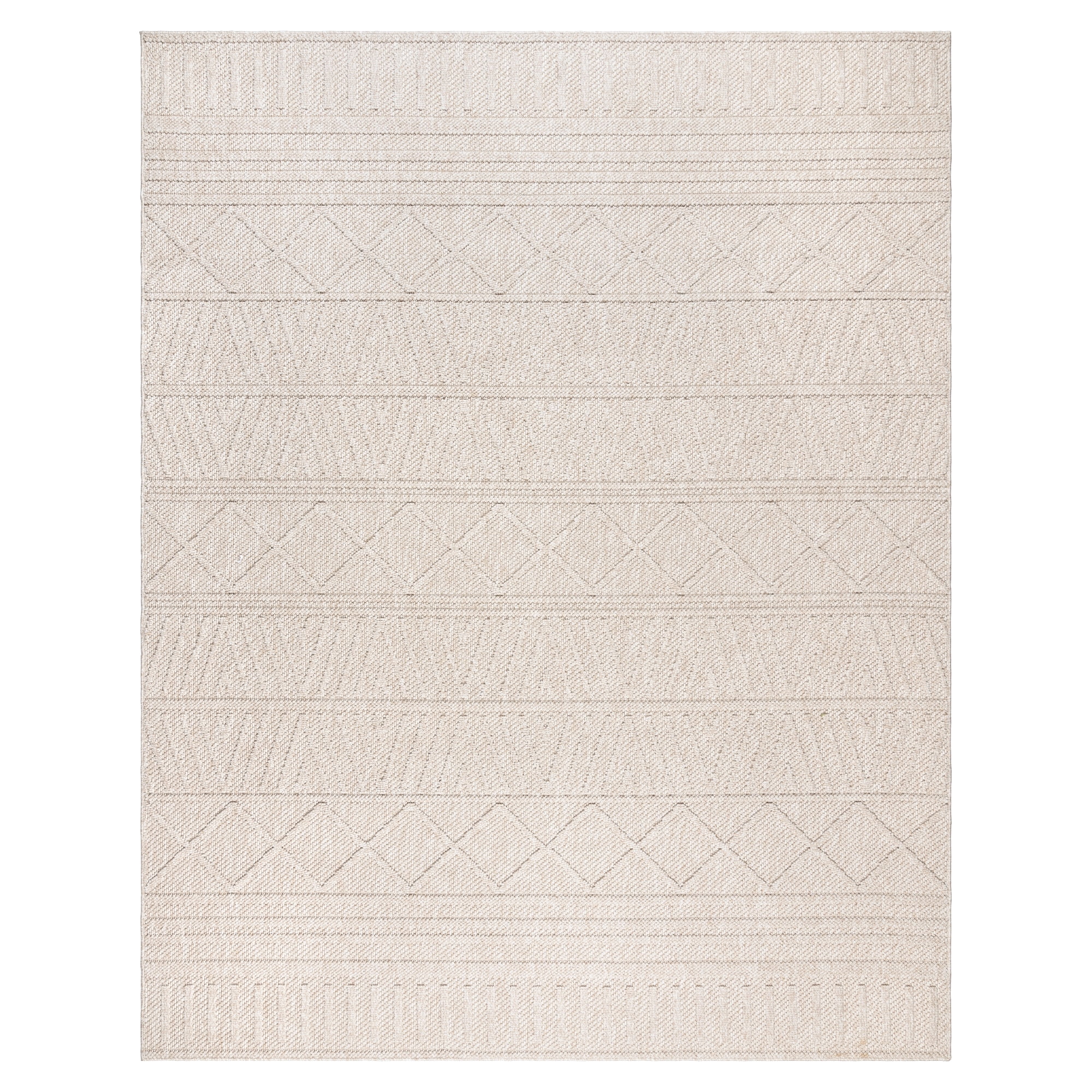Gertmenian Malini Brindi Bohemian Moroccan Beige Area Rug, 9x13 ...