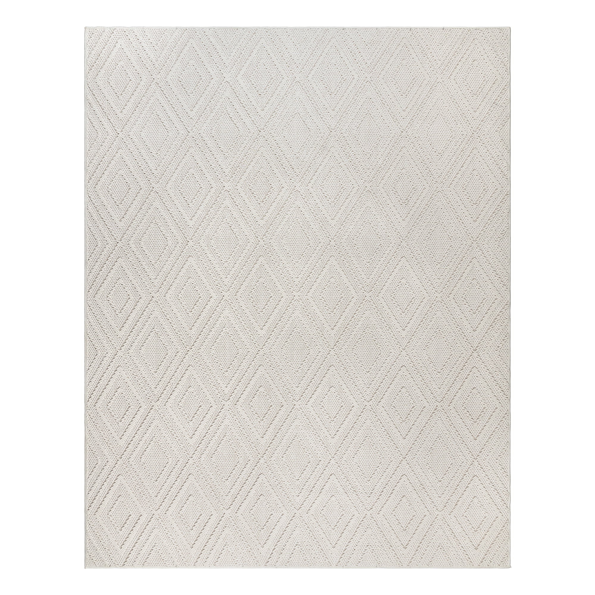 Gertmenian Malini Demita Bohemian Geometric Cream Area Rug, 8x10 ...